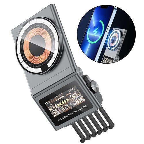 Für Tesla Model Kompatibilität Magnetisches Kabelloses Ladegerät und ...