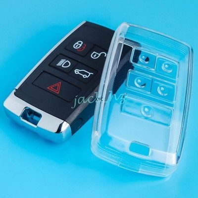 Transparent Clear Car Key Fob Cover Case Holder Bag For Land Rover ...