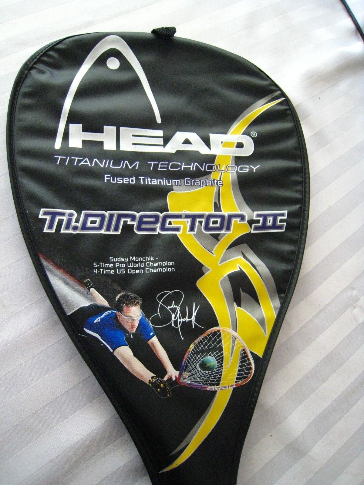 HEAD Ti Director II RACQUETBALL RACQUET Titanuim Graphite, Sudsy ...