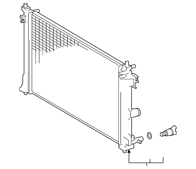 Genuine OEM Radiator for Toyota 164000T390 for sale online | eBay