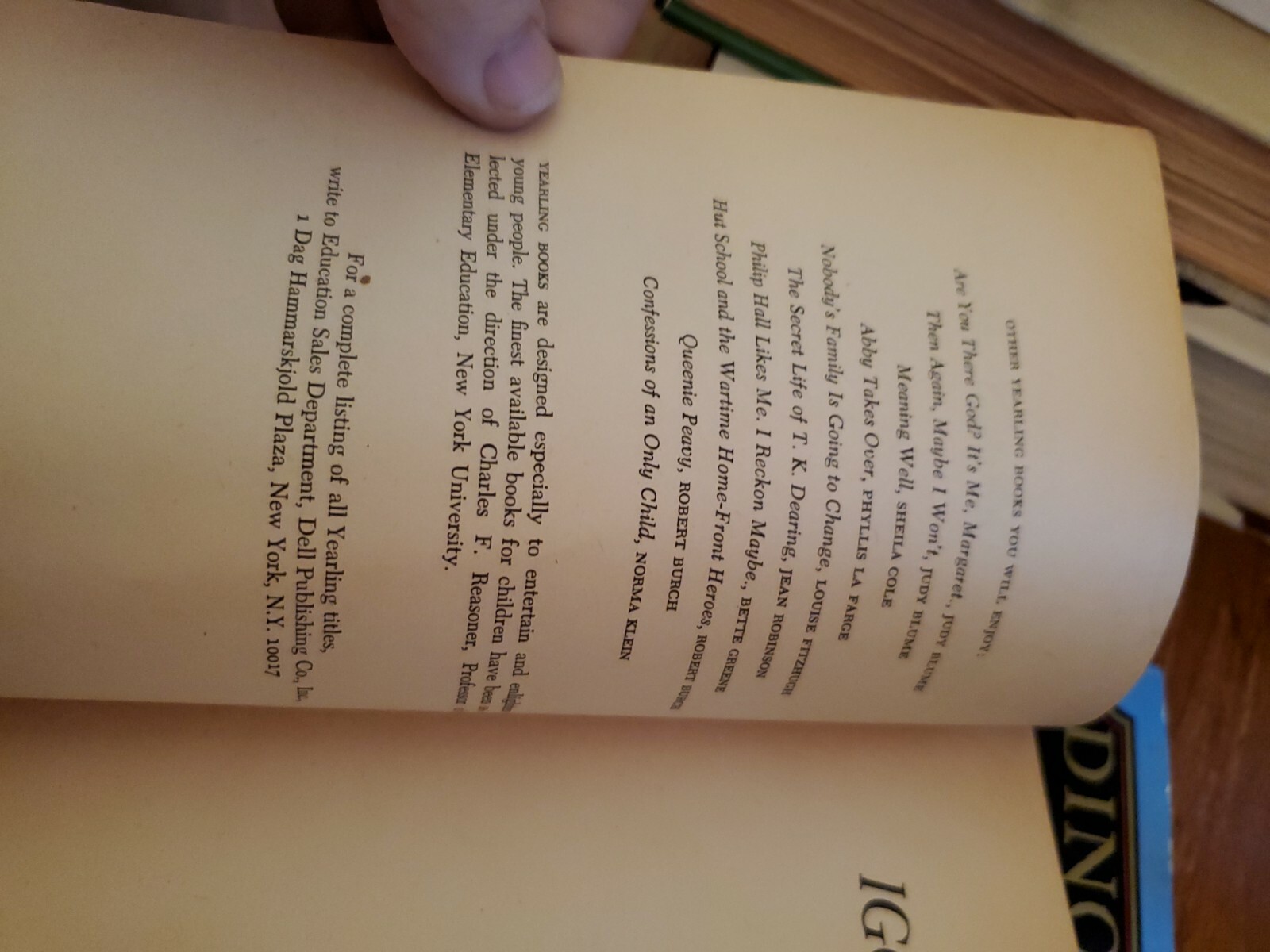 Iggie's House by Judy Blume A Dell Yearling 13th pr 1980 pb | eBay