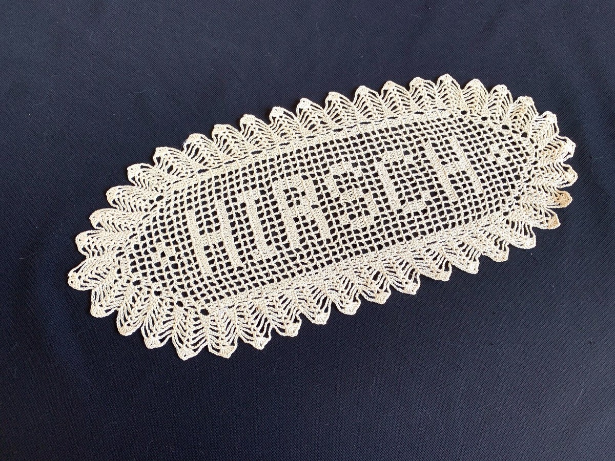 Free Crochet Name Doily Pattern Crochet Name Doily Products For Sale