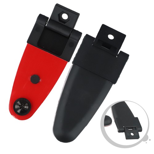 2x Truck Cap Glass Rear Door Hinges w/ Hardware 103528 For LEER For ...