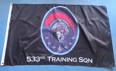 USSF US Space Force 533rd Training Squadron 3x5 ft Single-Sided Flag ...