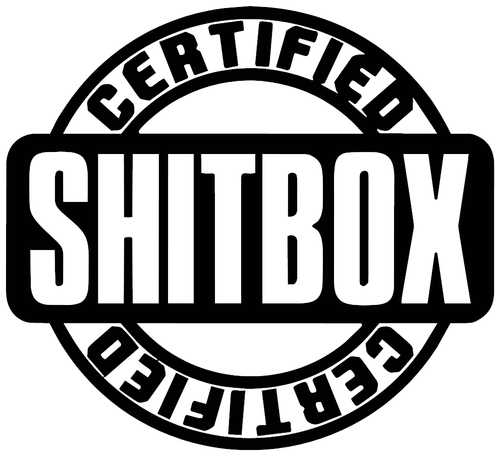 Certified ShitBox Car Window Decal | eBay