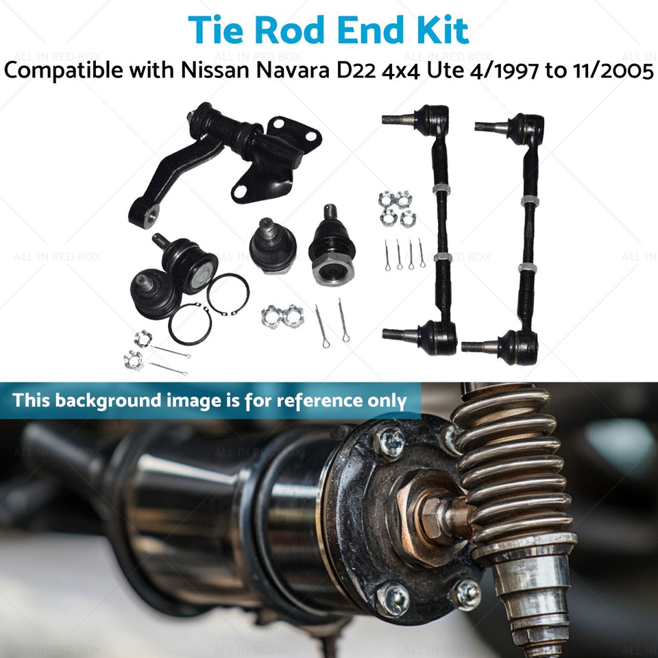 Tie Rod End Kit Suitable For Navara D22 4x4 Ute 4/97 to 11/05 Inner ...