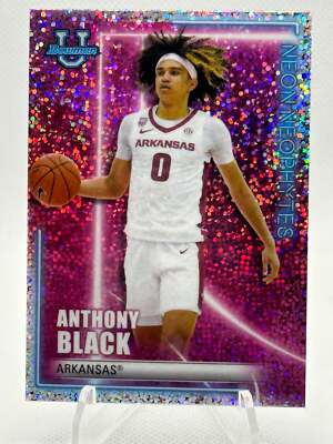2023 Bowman Best U #NN2 Anthony Black (Neon Neophytes Speckle Refractor ...