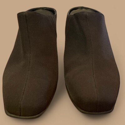 Aerosoles Maddy Womens Black Block Heel Slip On Mules Size 11W | eBay