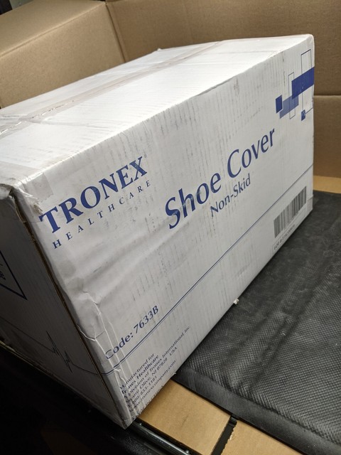 Case of 300 Tronex Single Use Blue Non-Skid Shoe Covers XL 7633B ...