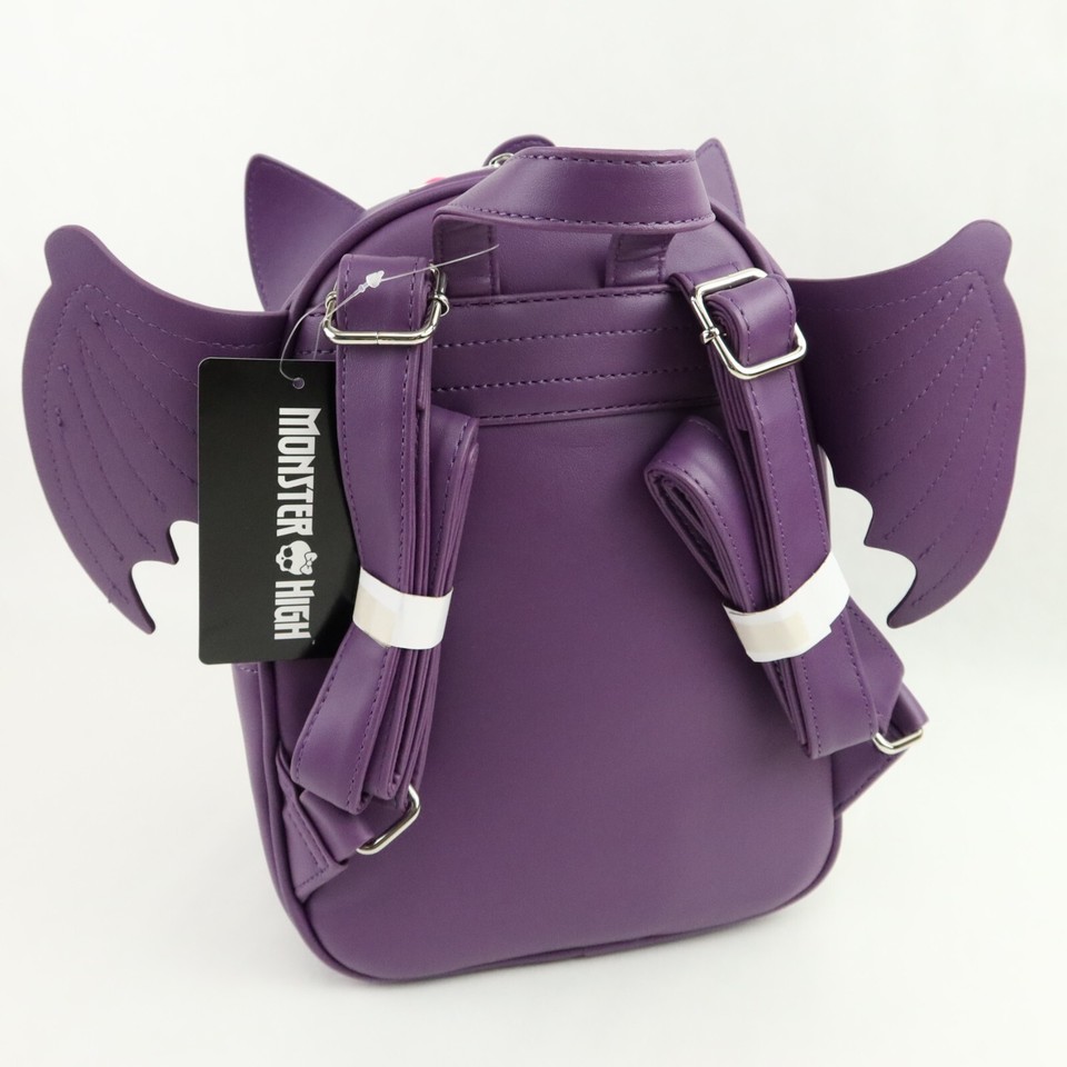 Monster High Mini Backpack Draculaura Bat Count Fabulous Wings Bow Ears ...