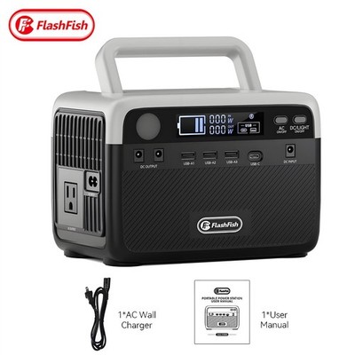Flashfish BP030B 300W 230Wh Portable Power Station LiFePO4 for Camping Fishing | eBay