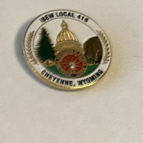 IBEW Lapel Pin Local 415 Cheyenne, WY | eBay