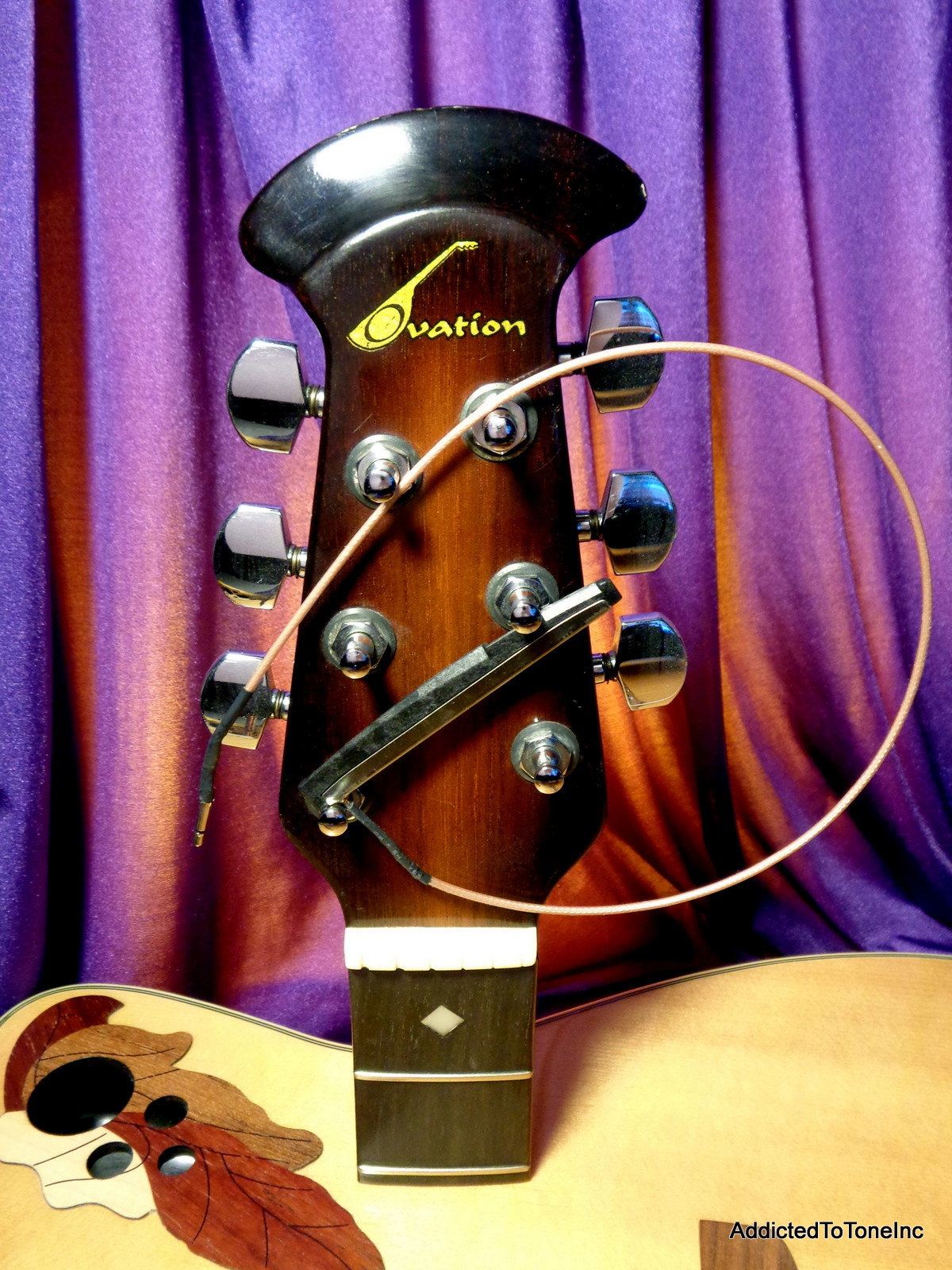 Ovation Celebrity & Applause Guitar Thin Line Pickup BLACK Saddle ...
