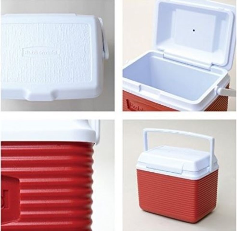 Rubbermaid 10 Qt Ice Chest Cooler Esky 9.5L Portable Lunch Box Chiller ...