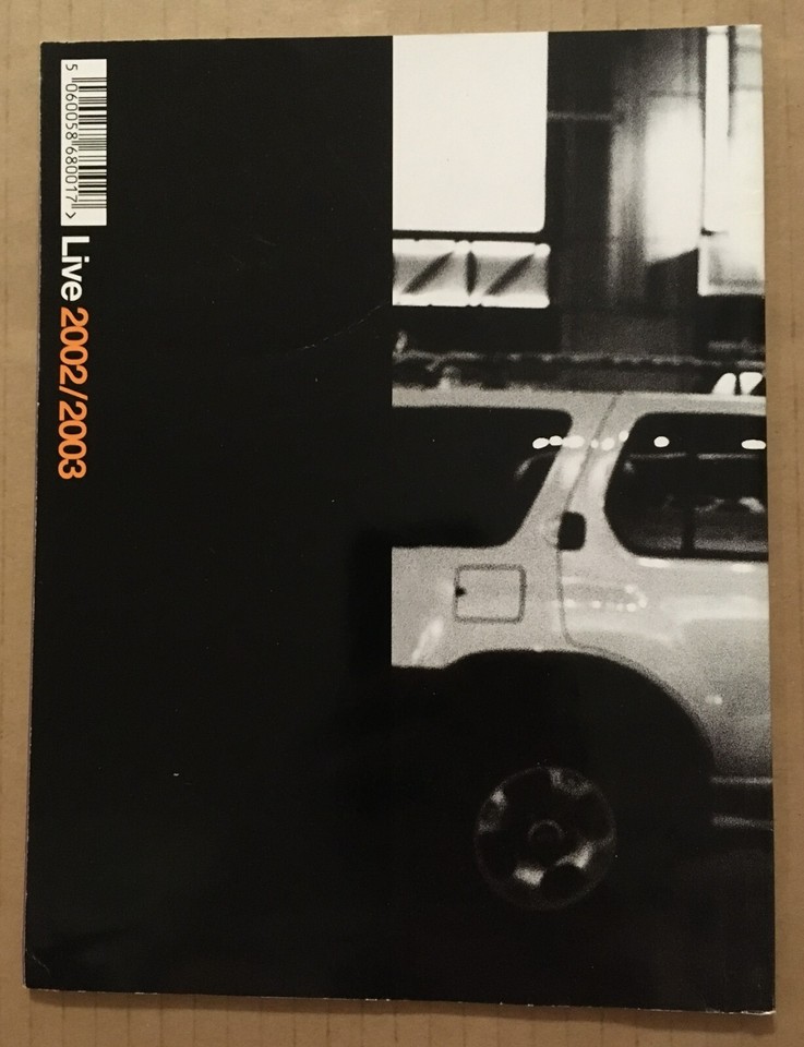 DAVID GRAY Rare 2002 European TOUR 7x9 PROGRAM for Day At midnight CD ...