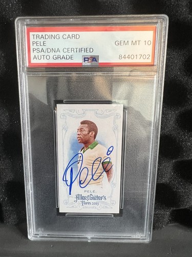 2013 Topps Allen & Ginter PELE On Card AUTO PSA Gem Mint 10 Auto | eBay