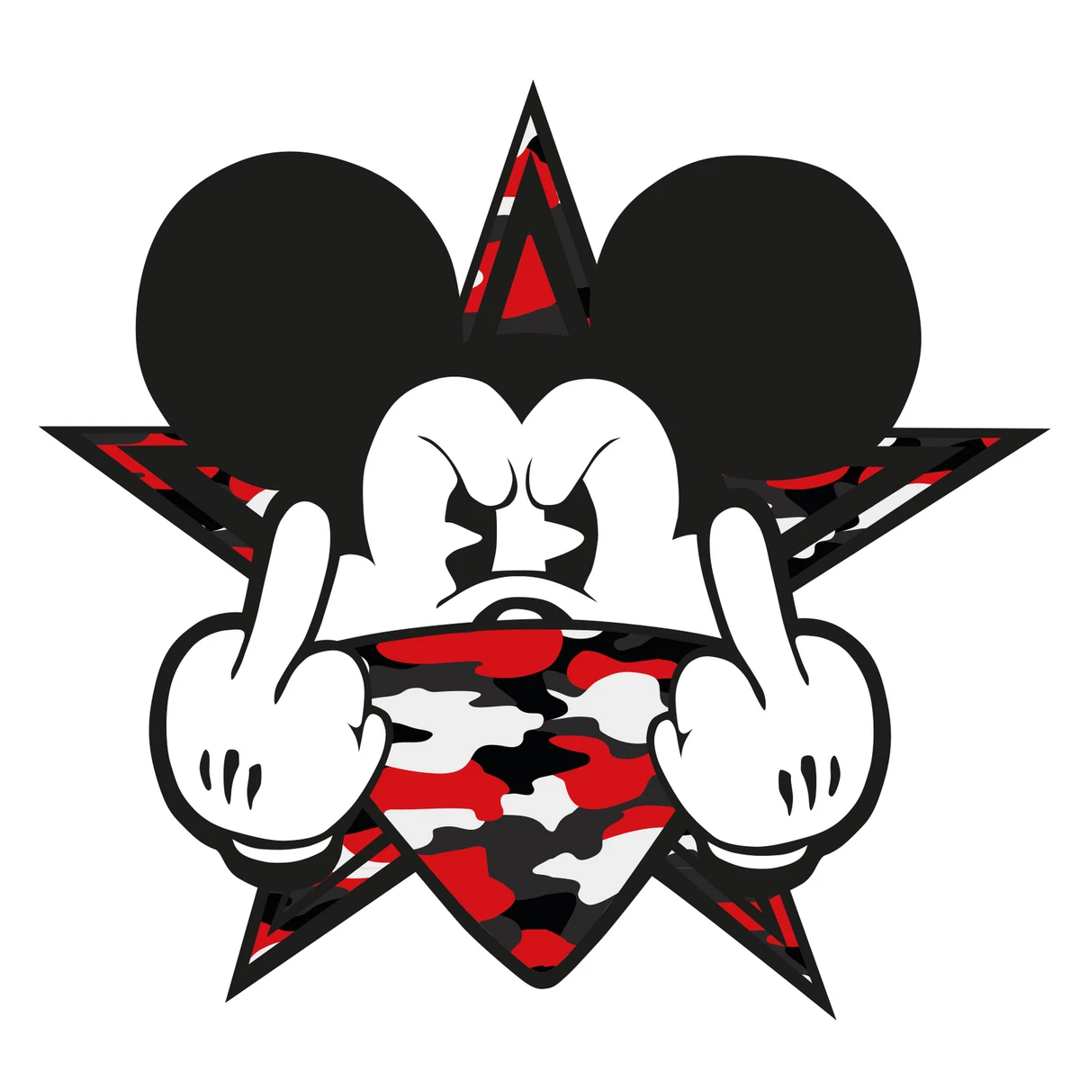 Desenho De Gangster Mickey Mouse