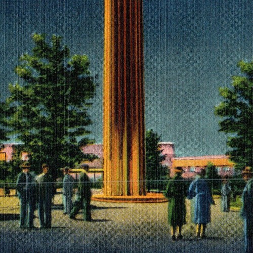 Vintage 1939 Postcard New York World's Fair Star Pylon Night View ...