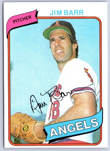 JIM BARR 1980 TOPPS 80 NO 529 NRMINT+ 45576 | eBay