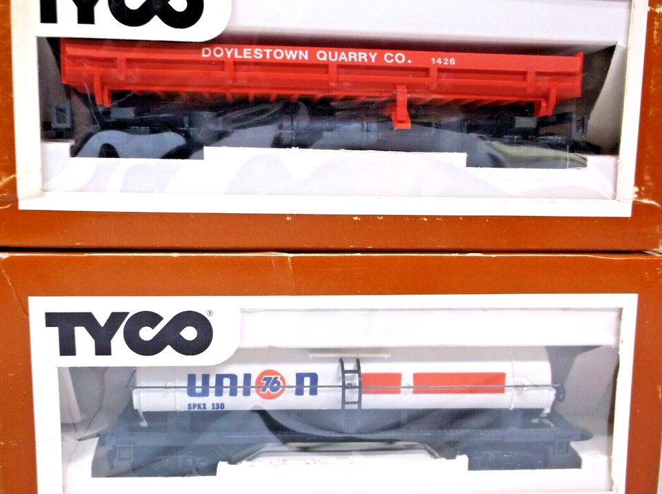 (8) HO Tyco train cars in original boxes (lot 5367) | eBay