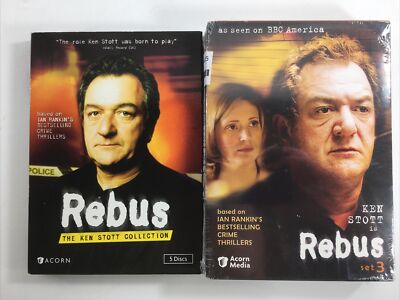 Rebus Sets 1 and 3 BBC Crime Thriller Acorn Ken Stott DVD NEW, SEaled ...