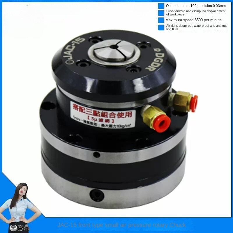 Pneumatic Rotary Collet Hollow Quick Chuck Laser Tube Cutting Pneumatic ...