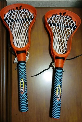 Mini Lacrosse Stick Set 16 inch MINI LAX Rubber Foam Handles RED ...