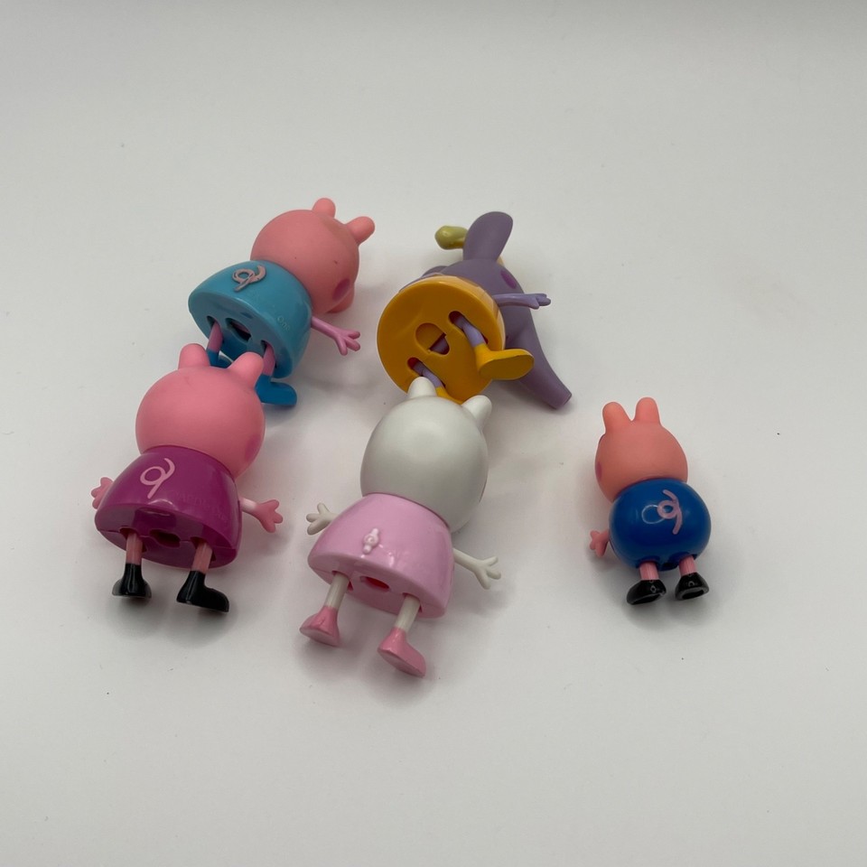 Peppa Pig George Pig Suzy Sheep Emily Elephant Figures Set b2 Combined ...