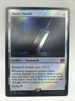 MTG - Buster Sword Final Fantasy Foil NM Fresh Pull | eBay