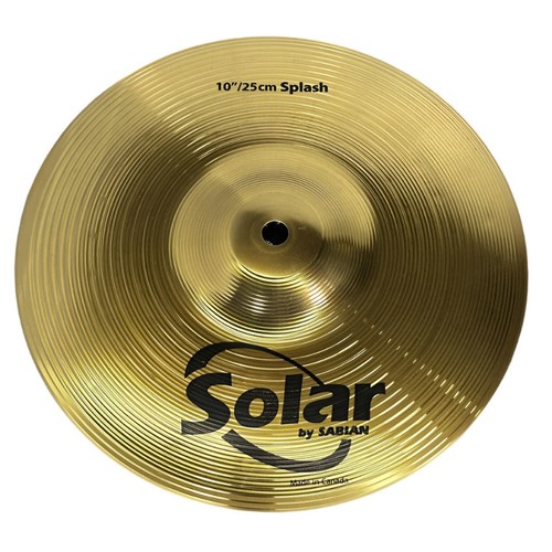 Used Sabian Solar Splash Cymbal 10 - Excellent | eBay