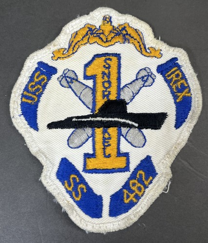 USS Irex SSN 482 Submarine Ship's Snorkel Patch 1960s Original US Navy ...