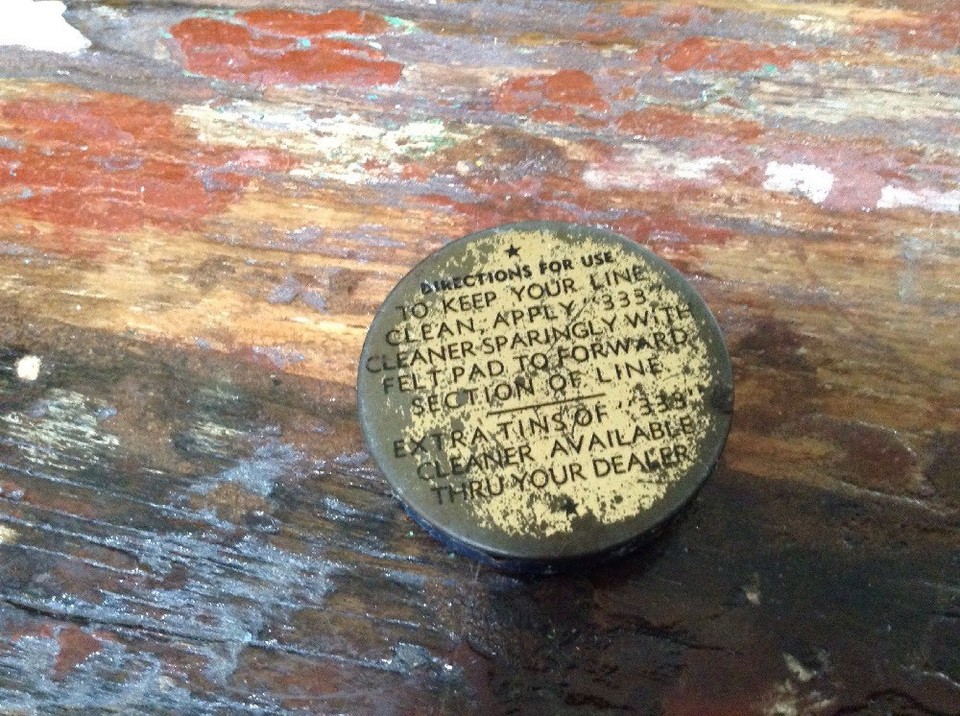 Vintage Cortland "333" Fly Line Cleaner Tin Advertising | eBay