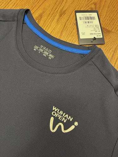 WUHAN OPEN TENNIS T-Shirt LG BRAND NEW w/Tags BNWT Blue Large ...