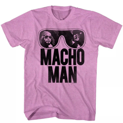 Macho Man Randy Savage Sunglasses Men's T Shirt Costume Wrestler ...