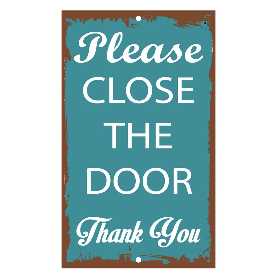 Please Close The Door Sign Printable