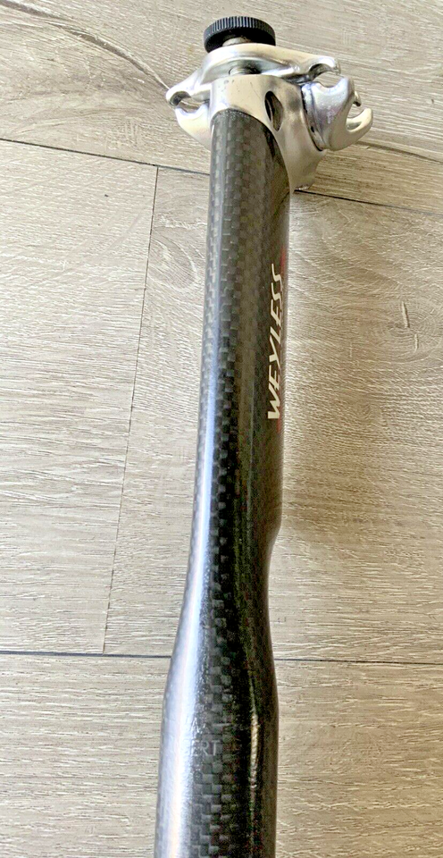 WEYLESS AERO CARBON SEAT POST 27.2 MM X 300 MM TOTAL LENGTH 202 GRAMS ...