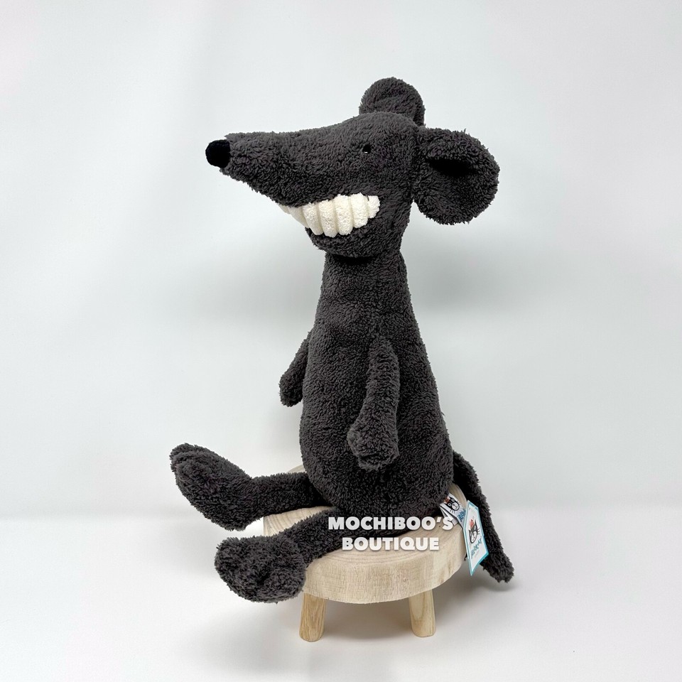 NWT Jellycat TOOTHY RAT Soft Plush Toy RETIRED Rare & Hard to Find FAST ...