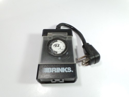 Brinks Raintight Mechanical Timer 42-1015 Light Lighting Halloween ...