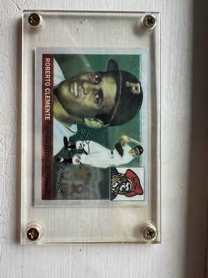 1998 TOPPS REPRINT FINEST REFRACTOR w/COATING 1955 #164 Roberto ...