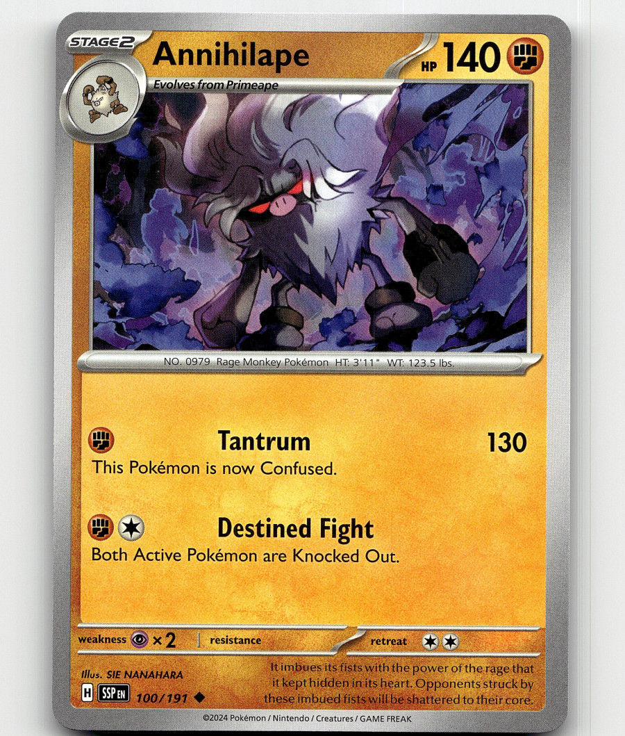 Annihilape (Rare)[SV01]: Buy and Sell Prices & Values - Pokécazilla