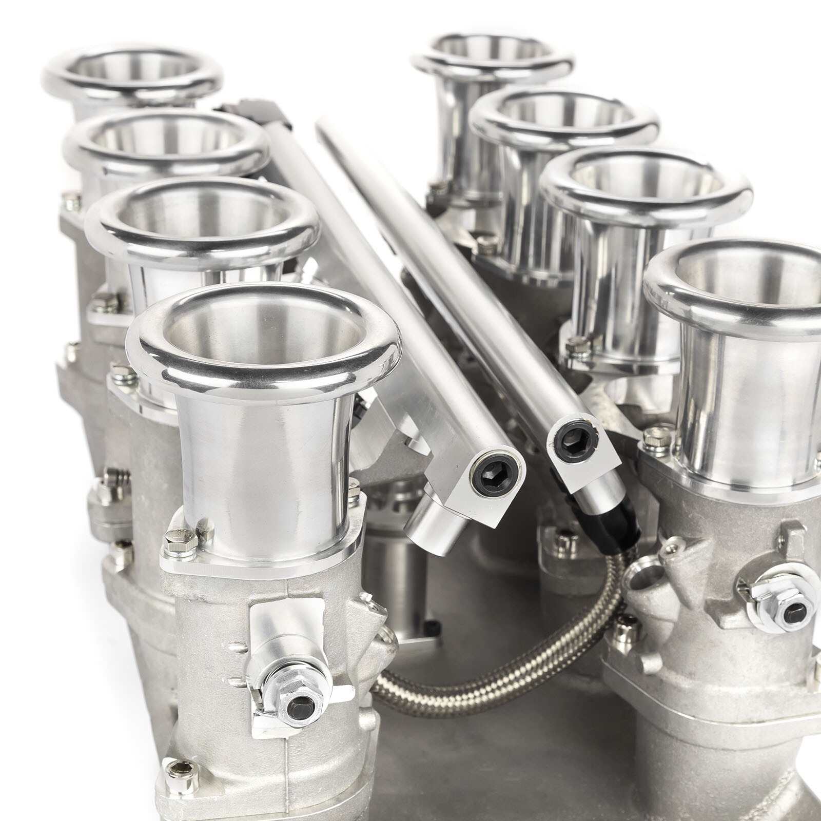 Ford SB 260 289 302W Downdraft EFI Stack Intake Manifold System ...