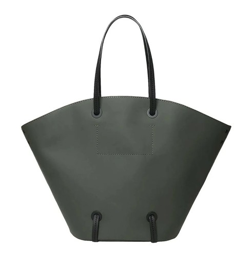 8 by YOOX Handbag Military green maxi tote bag | eBay