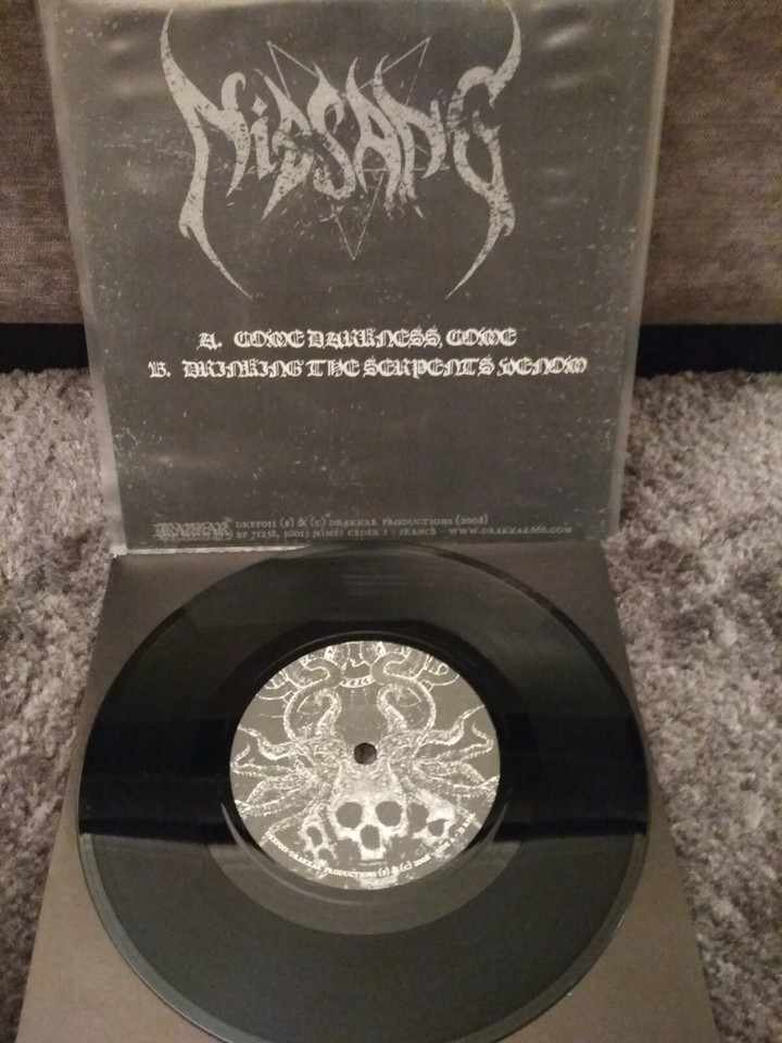 Nidsang – Streams Of Darkness 7" EP (Necrophobic Watain Marduk ...