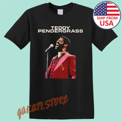 Teddy Pendergrass Men's Black Size S-5XL | eBay