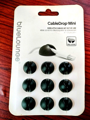 Bluelounge Cable Drop Mini Black - Cable Management System for All ...