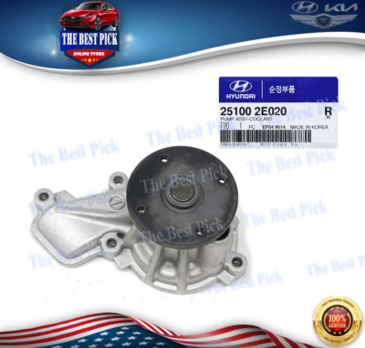 ⭐GENUINE⭐Water Pump for 2011-22 Elantra Tucson Forte Seltos Soul 4Cyl ...