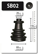 Shaftec SB02 CV Boot Kit for sale online | eBay UK