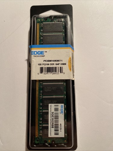 Edge Tech Corp 1GB DDR PEIBM10K0071 zaj | eBay