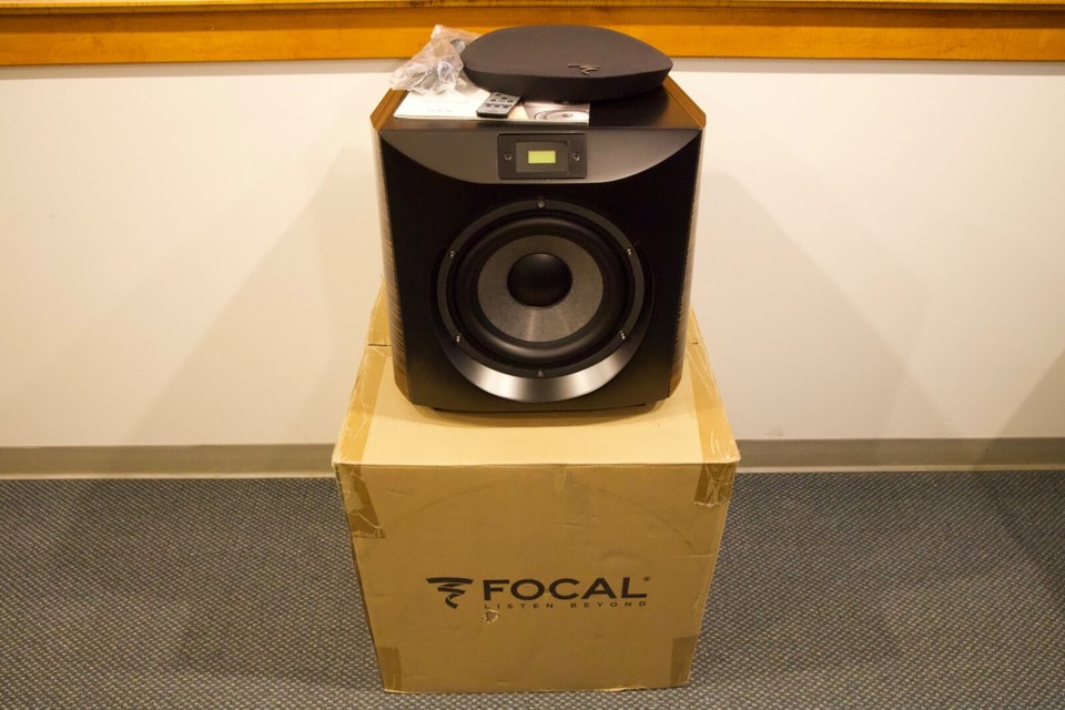 Focal Electra SW 1000 S - 11" 350W BASH Powered Subwoofer, Macassar ...