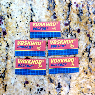 5 Voskhod Double Edge Razor Blades | eBay